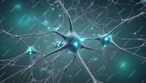 Neural Network Connections Illustrating Synapse And Brain Activity Neurons And Neurogeneis