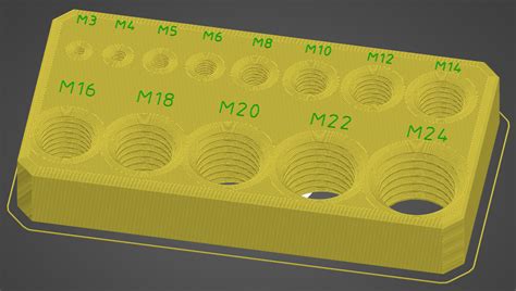 Metric Thread Testblock By Balazs Download Free Stl Model