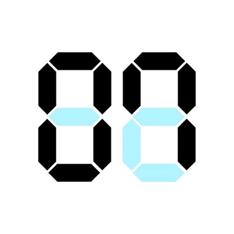 Premium Vector Number Digit Display Design Element Can Be Used For Web And App Symbol Design