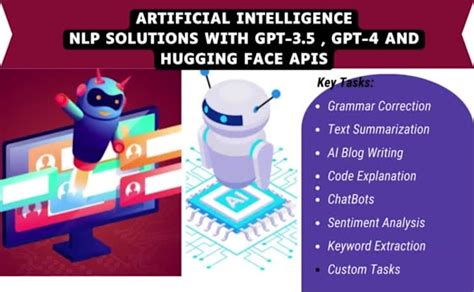 develop ai nlp projects using hugging face and gpt 3p5 and 4 models