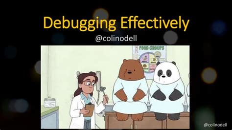 debugging effectively confoo montreal 2019 ppt