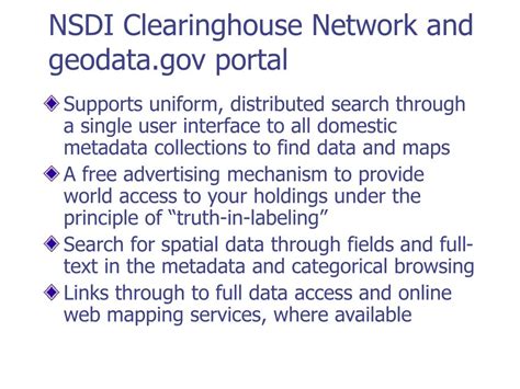 Ppt National Spatial Data Infrastructure Concepts And Components Powerpoint Presentation Id