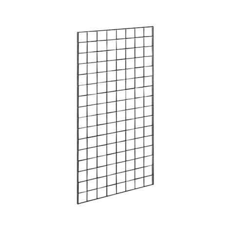 Econoco 24 X 48 Black Steel Grid Panel