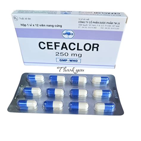 Cefaclor 250h12vdược Tw 25