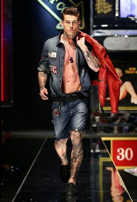 Philipp Plein Stephen James Stephen James Model Mens Fashion Week