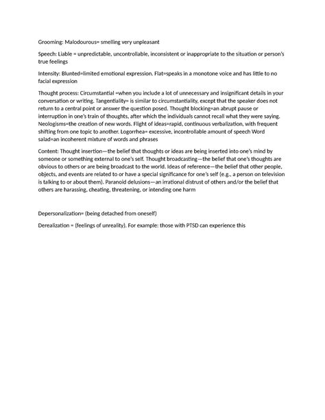 Glossary Of Terms Mse Mse Practice Definitions Grooming