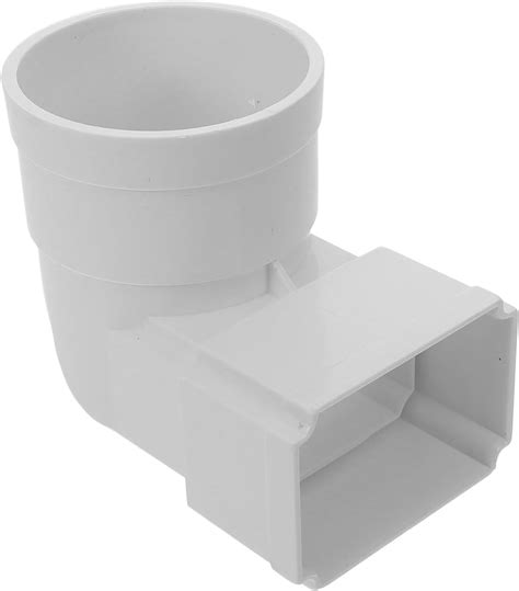 Rain Gutter Adapter Plastic Downspouts Drainage Connector 90