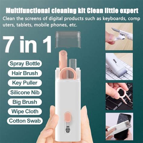 7in1 Multi Function Cleaning Brush Tool Pen Kit For Computer Keyboard