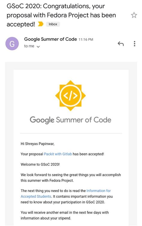 Shreyas Papinwar On Linkedin Redhat Opensourcedevelopment Gsoc2020