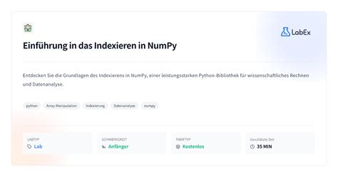 Meisterhaftes Numpy Indexieren Entschlüsseln Sie Die Macht Der Array