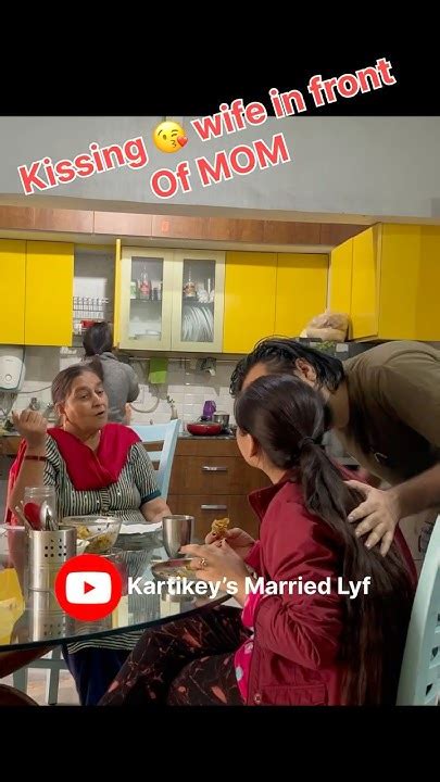 Kissing Prank In Front Of Mom Comedy Viral Kiss Shorts Youtubeshorts Ytshorts Trending
