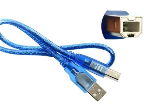 cabo usb ab compatível com arduino uno smd mega adk