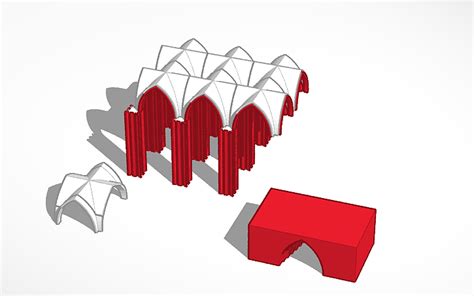 3d Design Gothic Arches Tinkercad