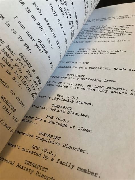 Euphoria Tv Show Script Original Full Screenplay Etsy Film Script Aesthetic Writing Scripts