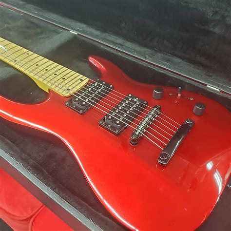 Kramer 7 String Candy Apply Red With Case Reverb Deutschland