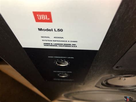 JBL L Vintage Audiophile Speakers Stands Cabinets Restored Crossovers Recapped Photo