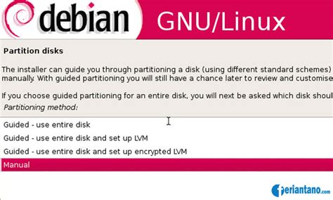 Irfanudin Cara Install Debian 5 Lenny Berbasis Gui Lengkap Dengan Gambar