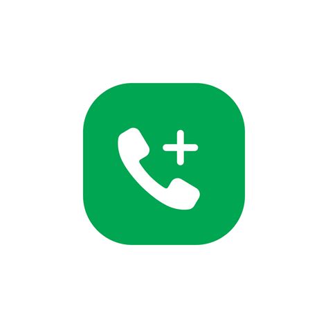 Add Call Calling Icon Vector Isolated On A Square Background 8822943