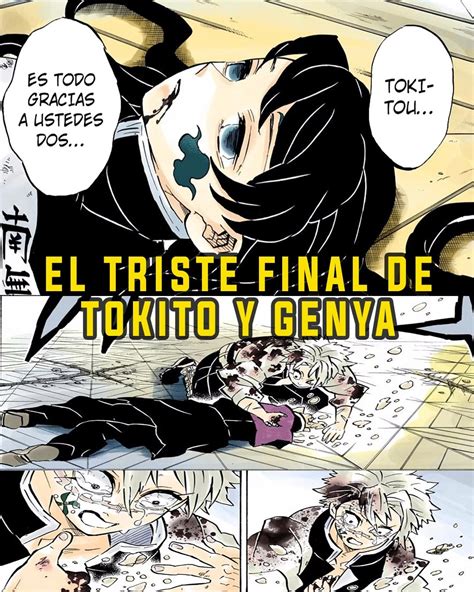 El Triste Final De Tokito Y Genya 😔 Momento Anime Facebook