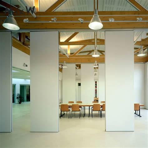 Mandw Sliding Paired Partition Wall Movable Spaces Office Room Partition