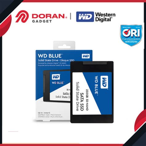 Jual Wd Ssd Blue 3d Nand 250 Gb500 Gb1tb Sata 25 7mm 3d Nand Ssd