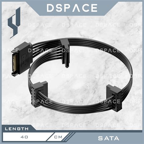 High Quality Dspace 18awg Sata Splitter Cable For Harddisk Hdd Ssd