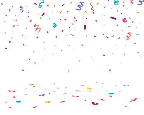 Birthday Confetti Clip Art Single Piece