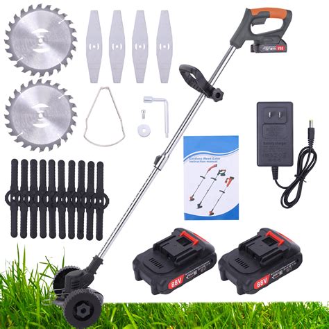 Cordless Weed Wacker Grass Trimmer Cordless Electric Weed Eaters And Weed