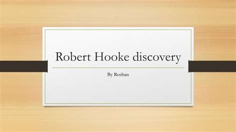 Robert Hooke Discoverypptx