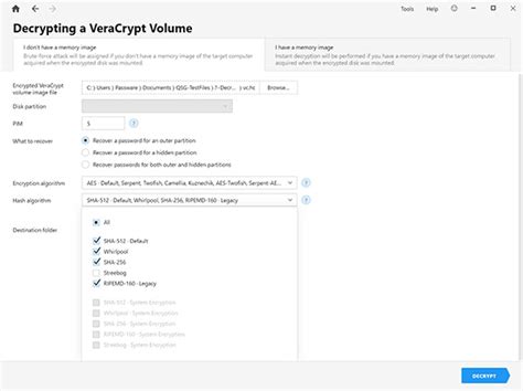 Passware Tips For Efficient Truecryptveracrypt Decryption Forensic Focus