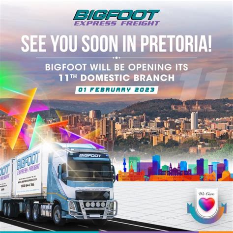 Bigfoot Express Freight Pty Ltd On Linkedin Pretoria