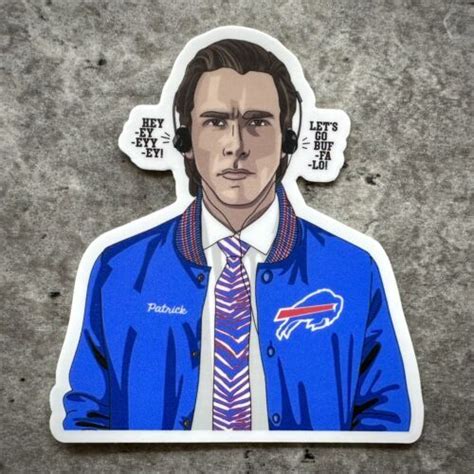 Yahooオークション American Psycho Buffalo Bills Die Cut Sticker