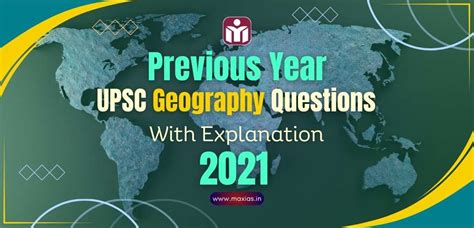 Previous Year Upsc Geography Questions Pyqs With Explanation 2021 Max Ias