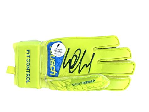 Reusch Goalkeeper Match Issued Glove Signed By Gregor Kobel