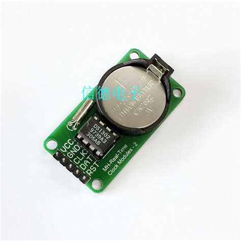 Real Time Clock Module Rtc Ds1302 Green Pcb Arduino Raspberry Pi