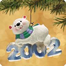 2002 Cool Decade 3rd Polar Bear Hallmark Keepsake Ornament 795qx8016