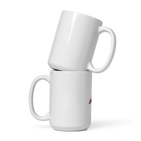 White Glossy Mug Texasdonut