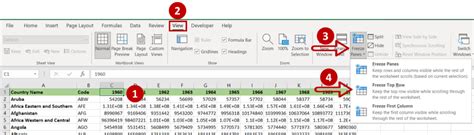 How To Anchor A Row In Excel SpreadCheaters How To Anchor A Row In Excel SpreadCheaters