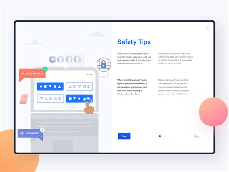 Safety Tips Onboarding UX On Behance
