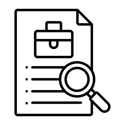 Job Analysis Vector Icon 21709057 Vector Art At Vecteezy