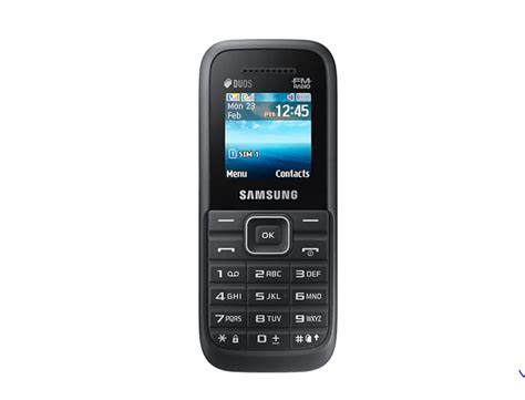Samsung B Guru FM Plus Dual SIM MB Mobile Phone Black Jungle Lk