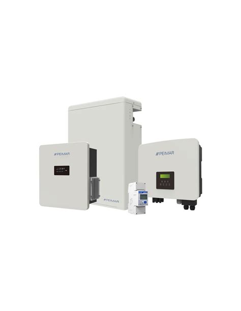 Single Phase Storage System Peimar Inverter 6kw Lithium Slave 5 8kwh Double Mppt