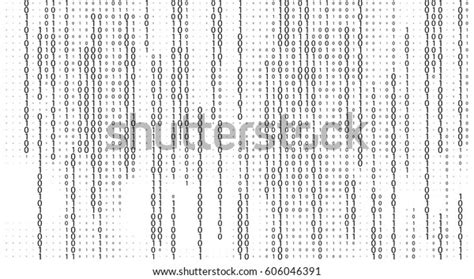 Vector Streaming Binary Code Background Data Stock Vector Royalty Free