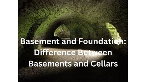 Basement Cellar Difference