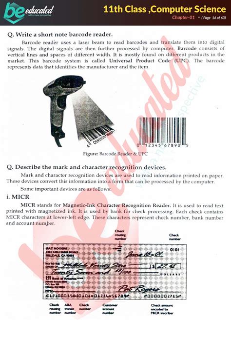 Cahpter 1 Computer Science Ics Part 1 Notes Inter Part 1 Notes