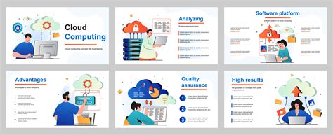 Cloud Computing Concept For Presentation Slide Template People