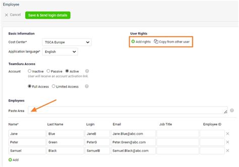 Mass Upload Of New Users