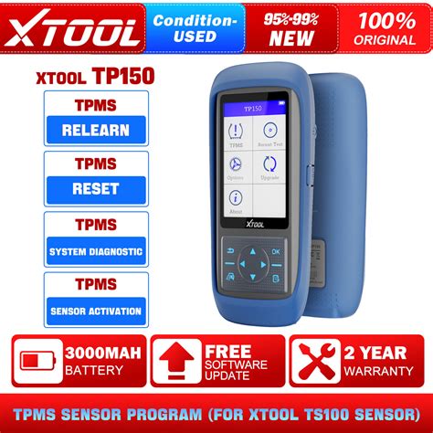 Xtool Tp150 Tpms Tire Sensor Relearnresetactivatets100 Programming Tool Ebay