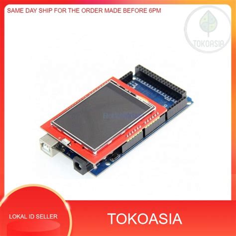 jual 2 4 tft lcd shield touch panel display 320x240 arduino with touch