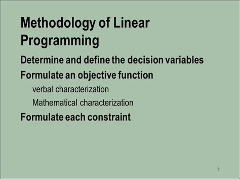 Linear Programming Ppt Download